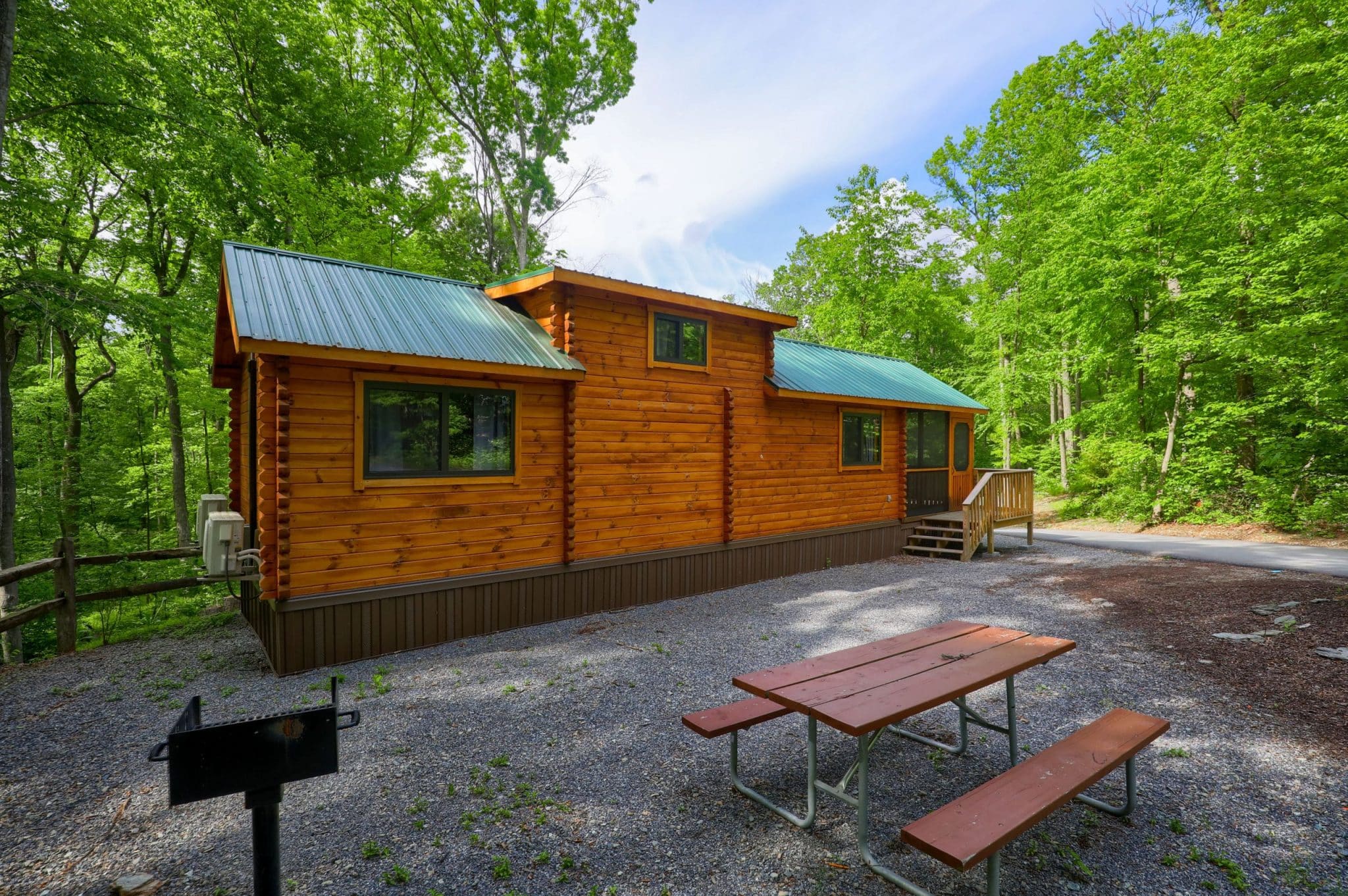 Solid Log Park Model Cabins for Sale in Florida