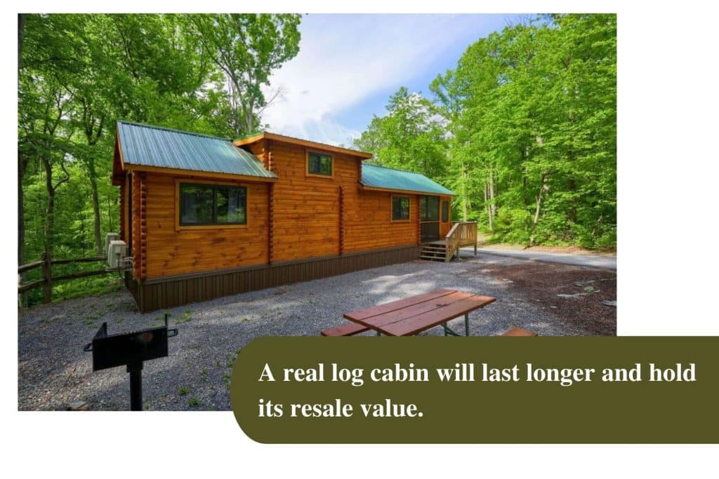 6 Benefits of Real Wood Park Model Cabins - Lancaster Log Cabins